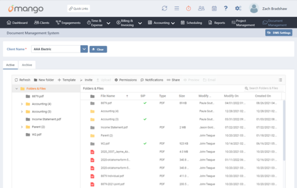 Document Management | Mango Practice Management Software