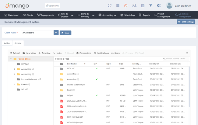 Document Management | Mango Practice Management Software